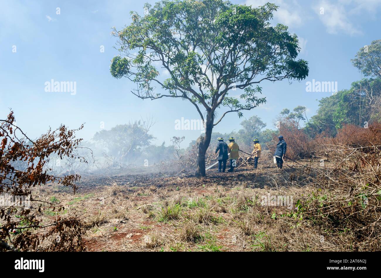 Fireman Beating Fire High Resolution Stock Photography and Images - Alamy