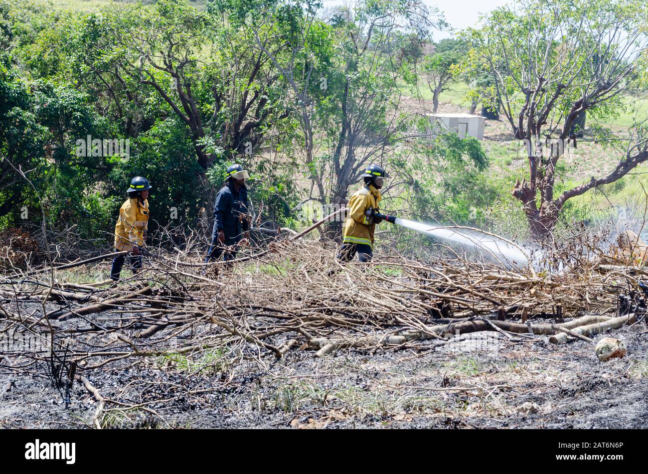 Fireman putting out fire hi-res stock photography and images - Alamy