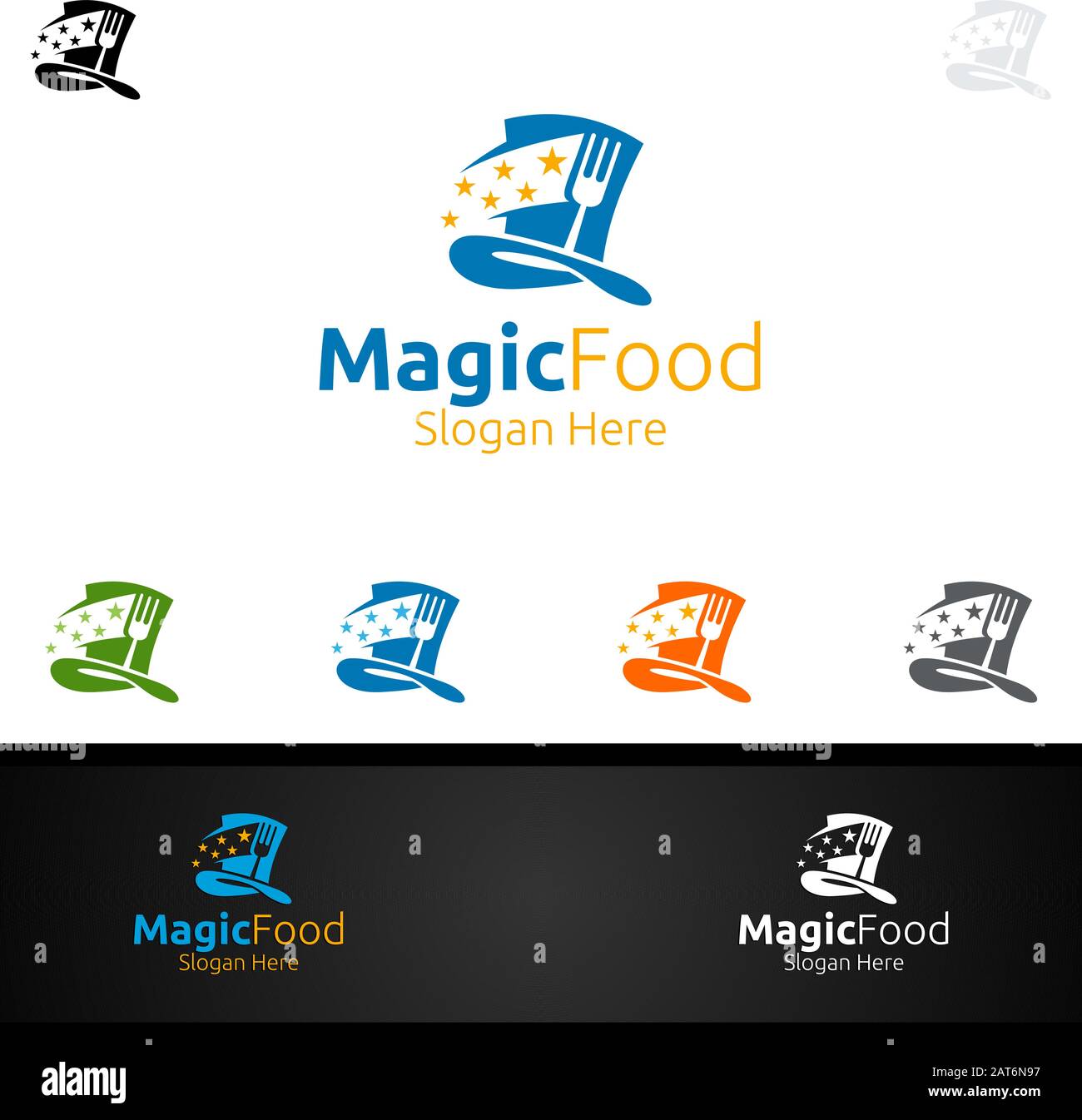 Magic knife fork Stock Vector Images - Alamy