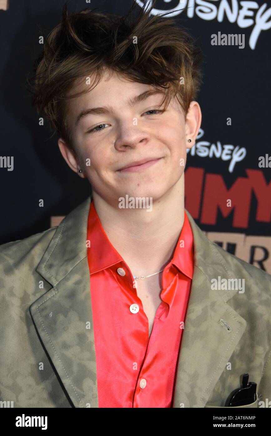Los Angeles, California, USA 30th January 2020 Actor Oakes Fegley ...