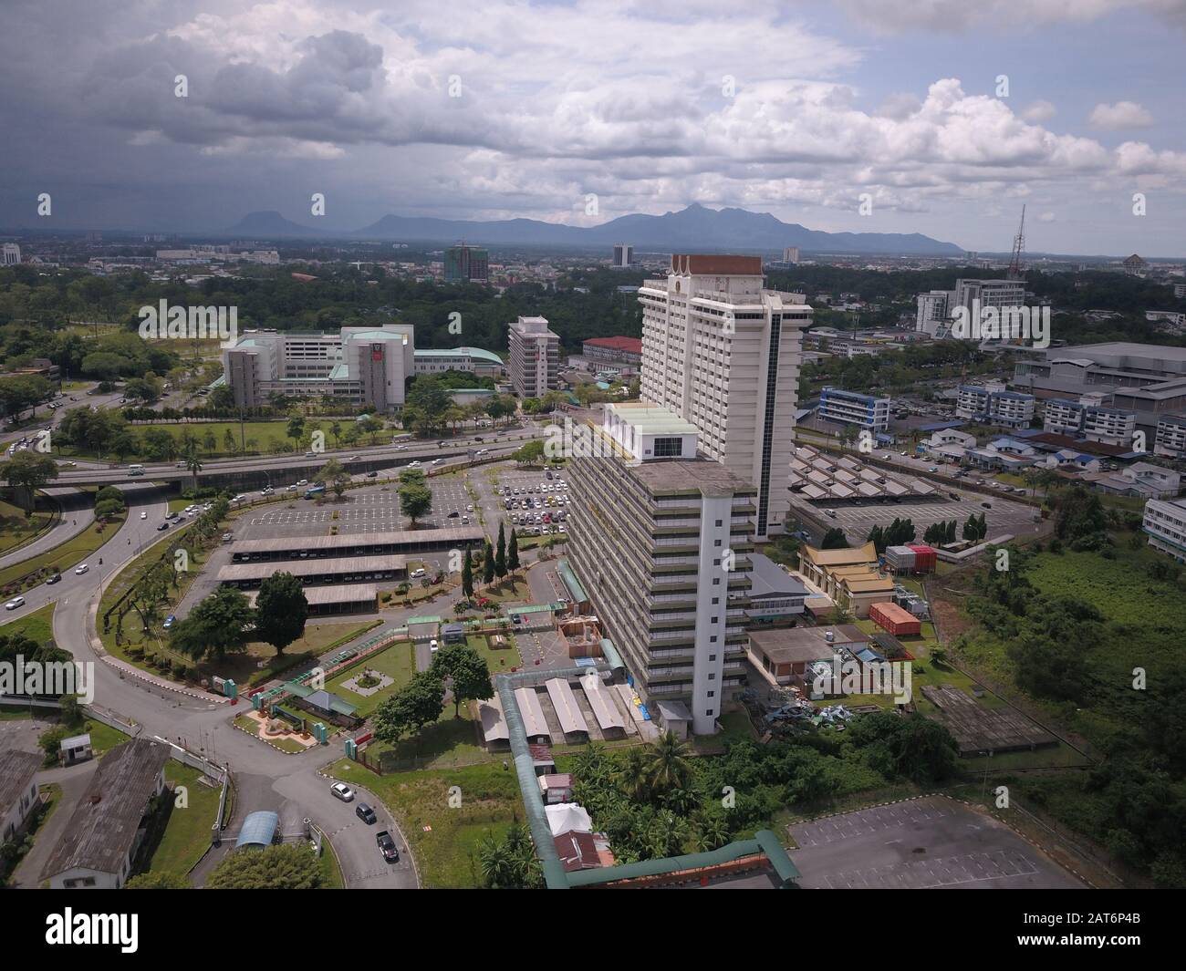Kuching, Sarawak / Malaysia - October 20 2019: The buildings and ...