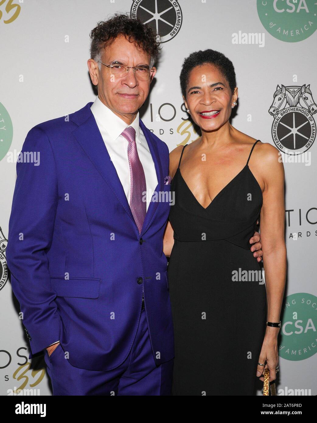 New York, NY, USA. 30th Jan, 2020. Brian Stokes Mitchell, Allyson ...