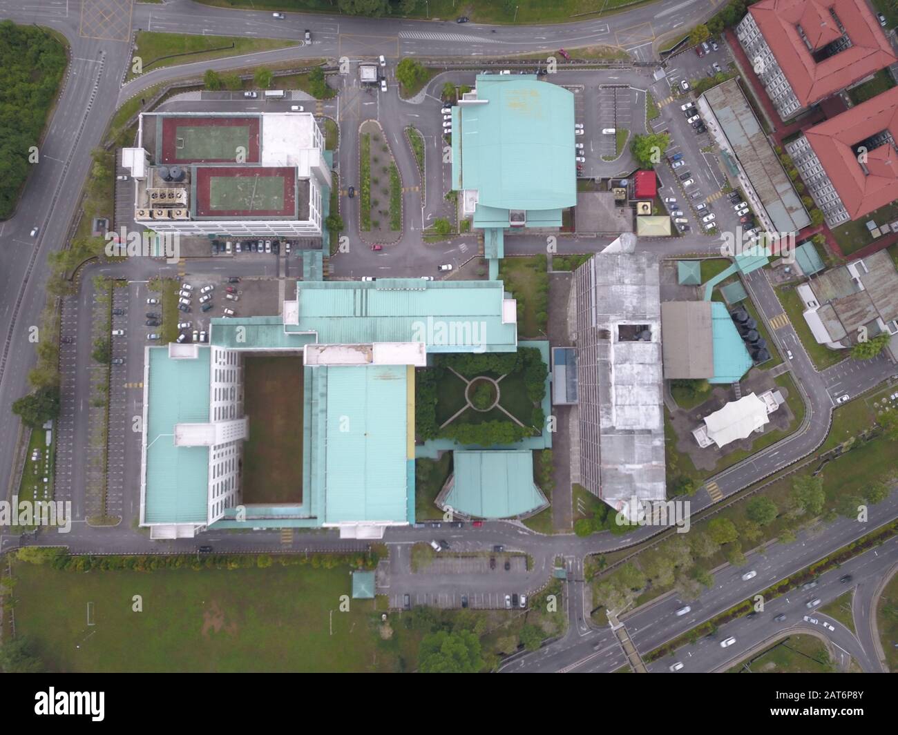 Kuching, Sarawak / Malaysia - October 20 2019: The buildings and ...