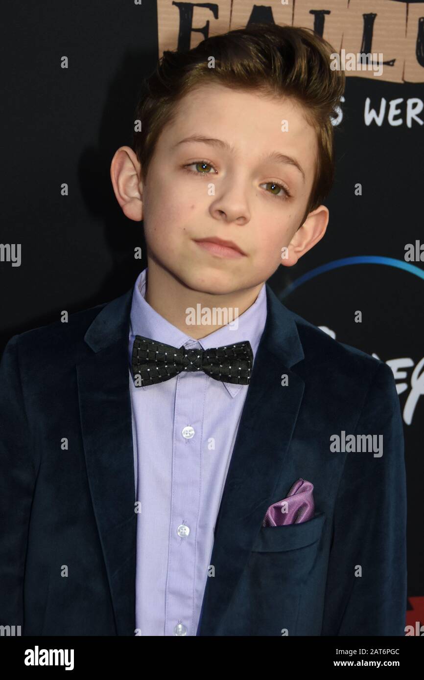 Los Angeles, California, USA 30th January 2020 Actor Winslow Fegley ...