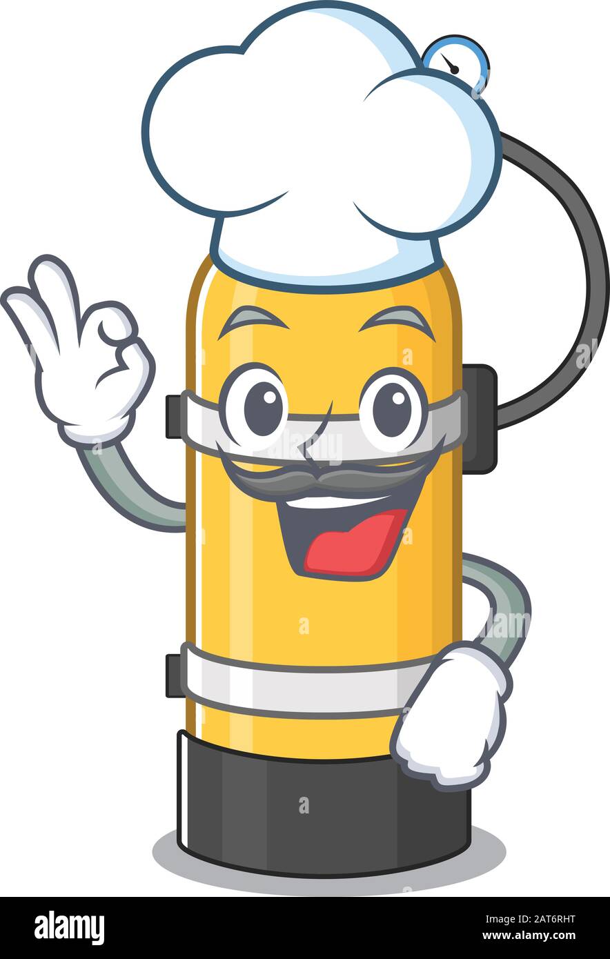 Gas cylinder mascot Stock Vector Images - Alamy