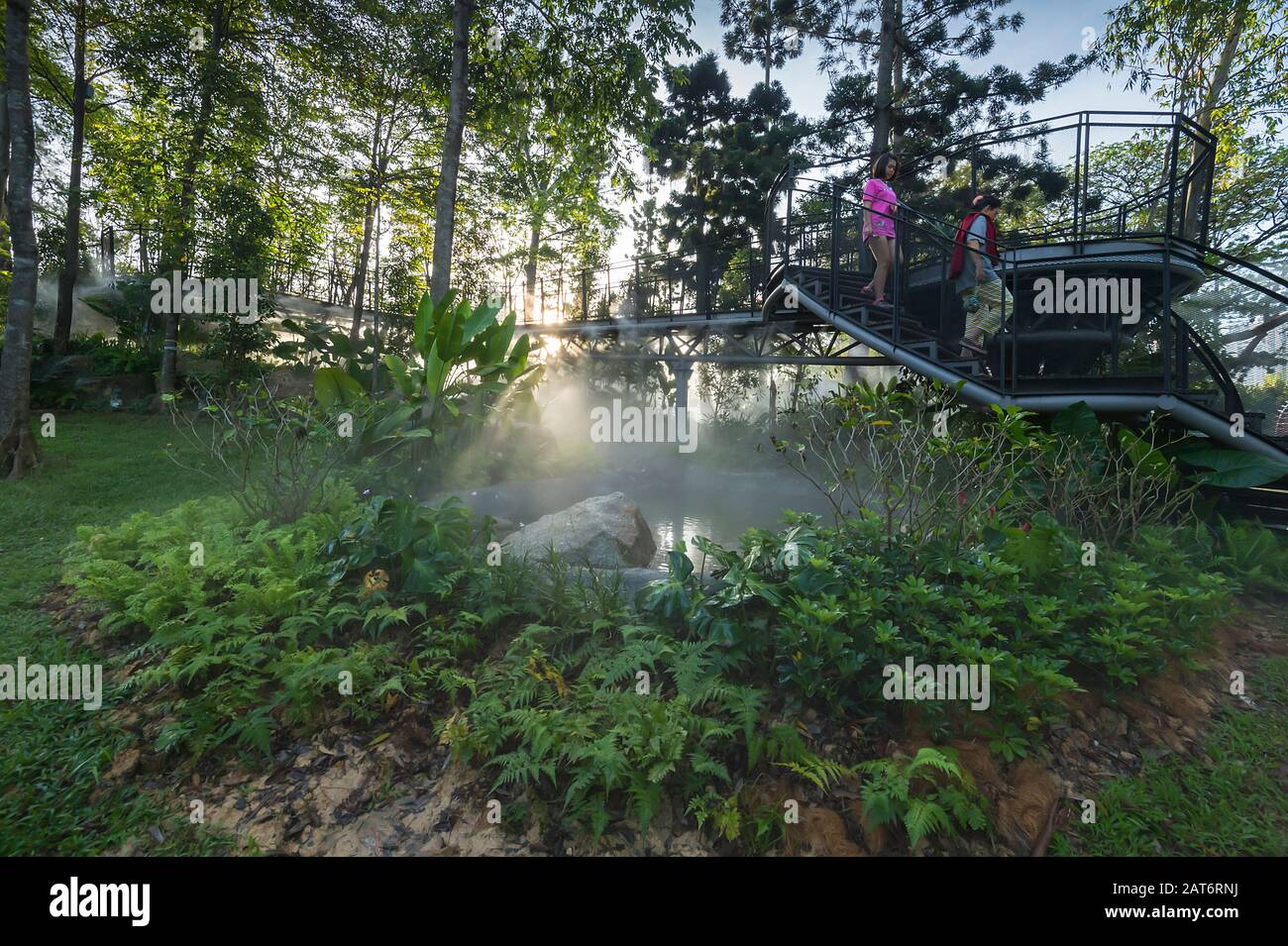 Titiwangsa Lake Recreational Park at Kuala Lumpur during morning Stock ...