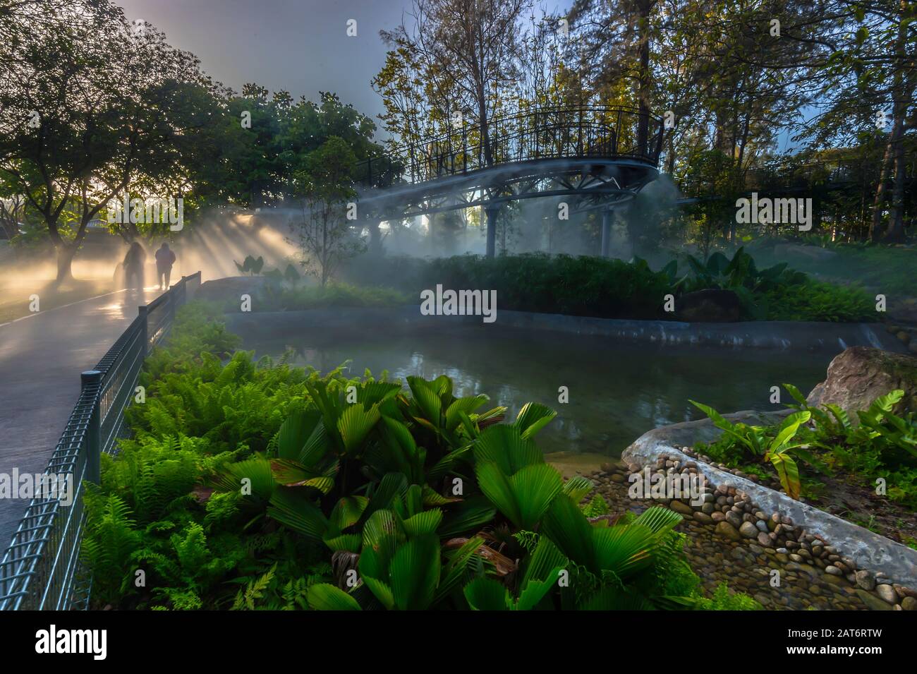 Titiwangsa Lake Recreational Park at Kuala Lumpur during morning Stock ...