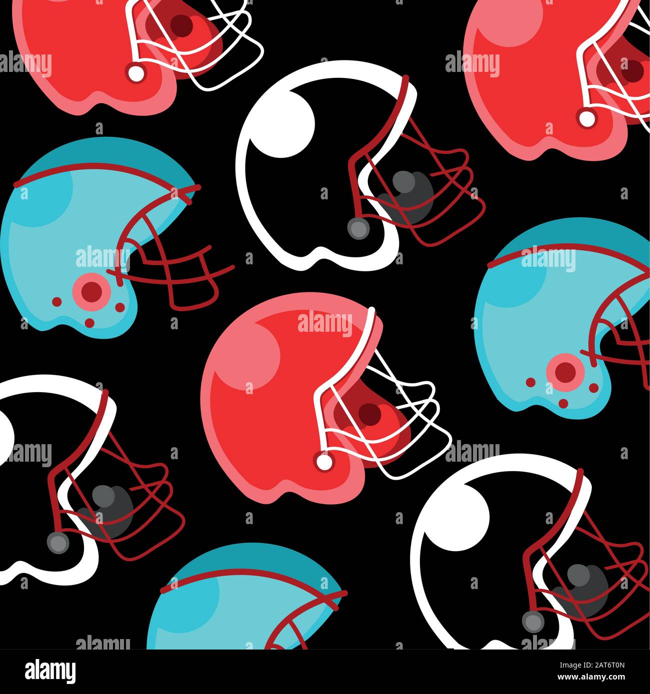 american football sport helmets pattern Stock Vector Image & Art - Alamy