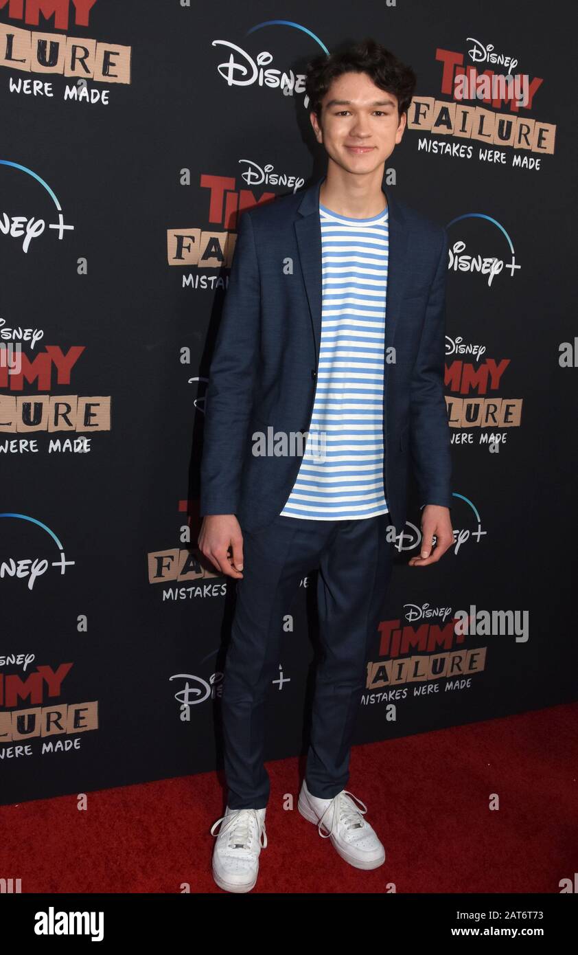 Los Angeles, California, USA 30th January 2020 Actor Charlie Bushnell ...