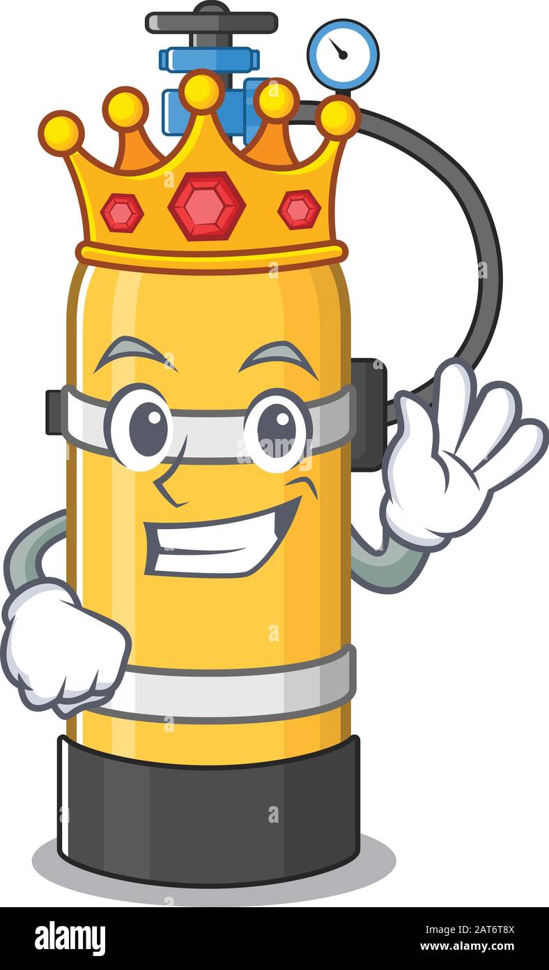 Cartoon Character Oxygen Cylinder Artist Vector Image, 59% OFF