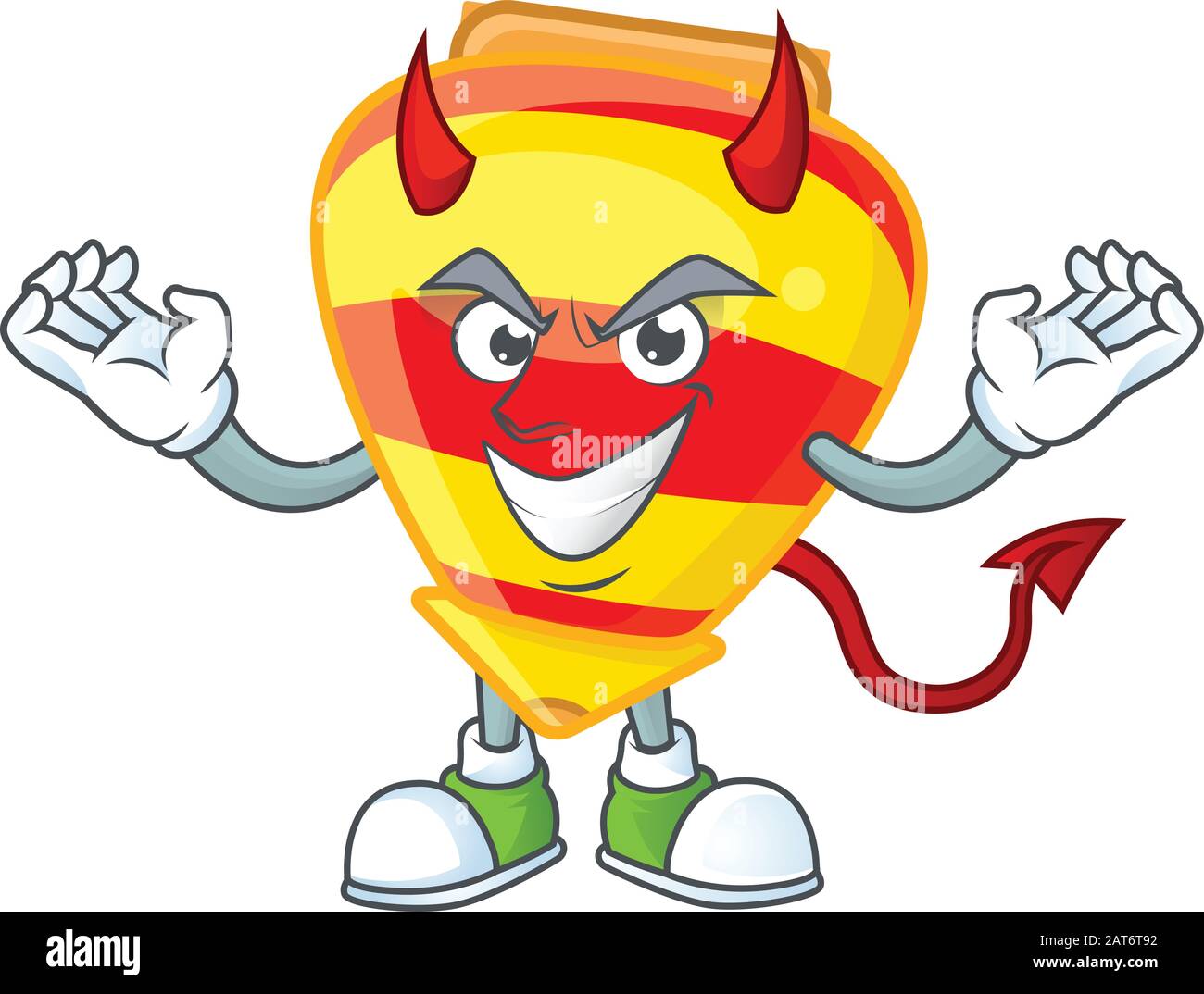 Devil chinese gold tops toy Cartoon character design Stock Vector Image ...