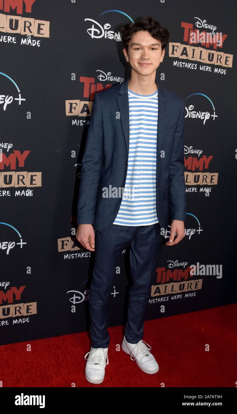 Los Angeles, California, USA 30th January 2020 Actor Charlie Bushnell ...