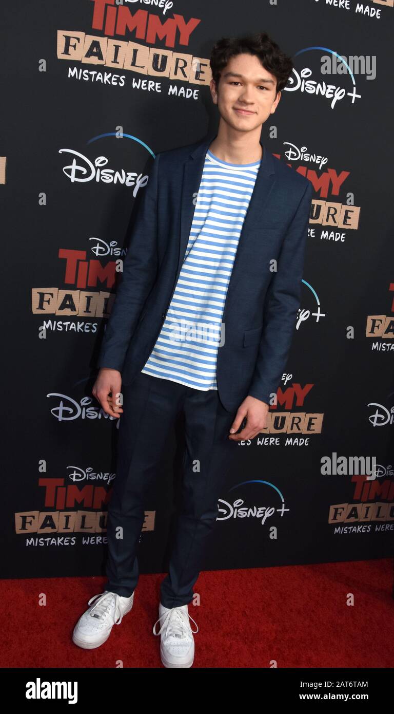 Los Angeles, California, USA 30th January 2020 Actor Charlie Bushnell ...