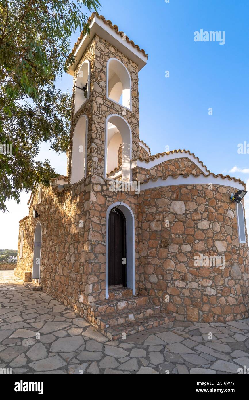 The church of St. Nicholas in Protaras, Cyprus Stock Photo - Alamy