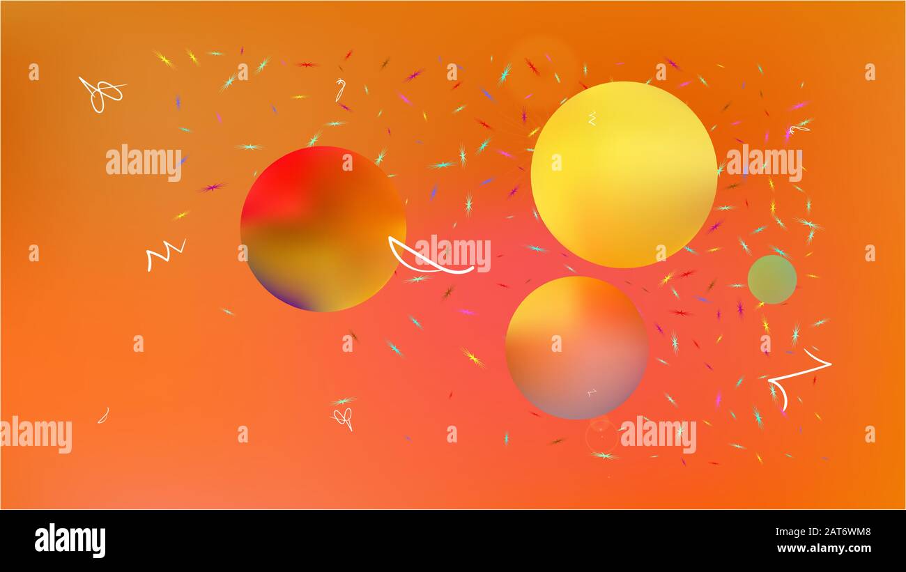 Colored space background. Illustration, mesh. Minimal hi-res and fresh ...