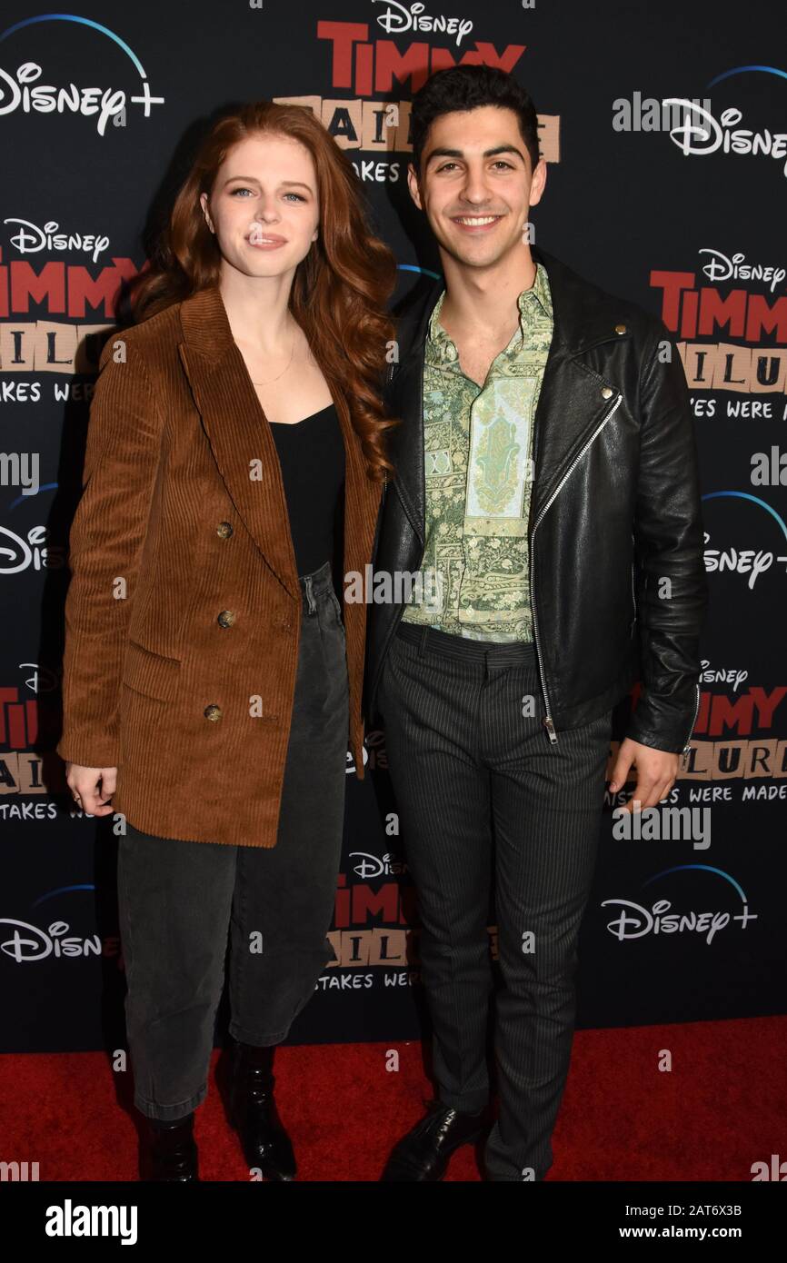 Los Angeles, California, USA 30th January 2020 Actress Jordan Clark and ...