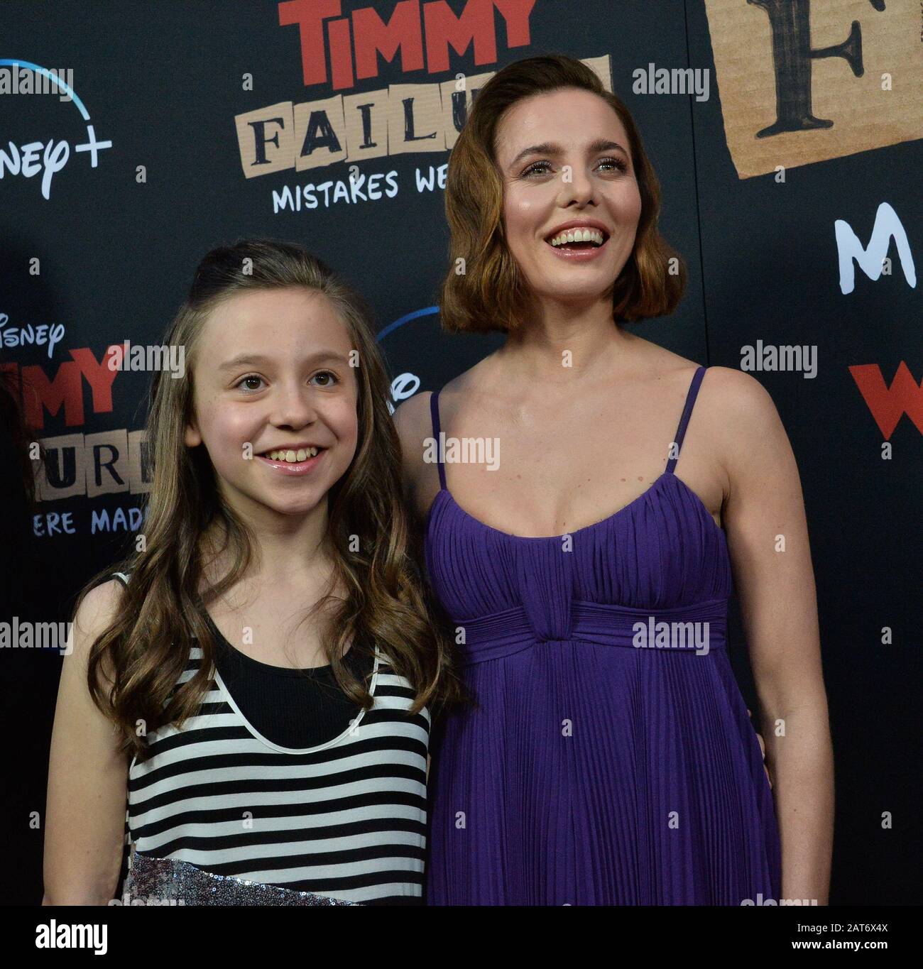 Los Angeles, United States. 31st Jan, 2020. Cast members Ruby Matenko ...