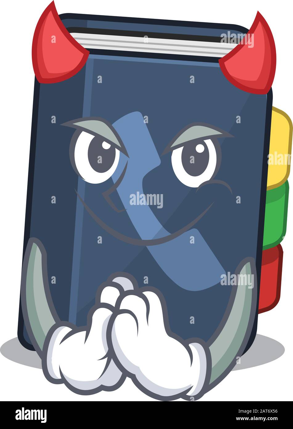 Devil phone book Cartoon in character design Stock Vector Image & Art ...