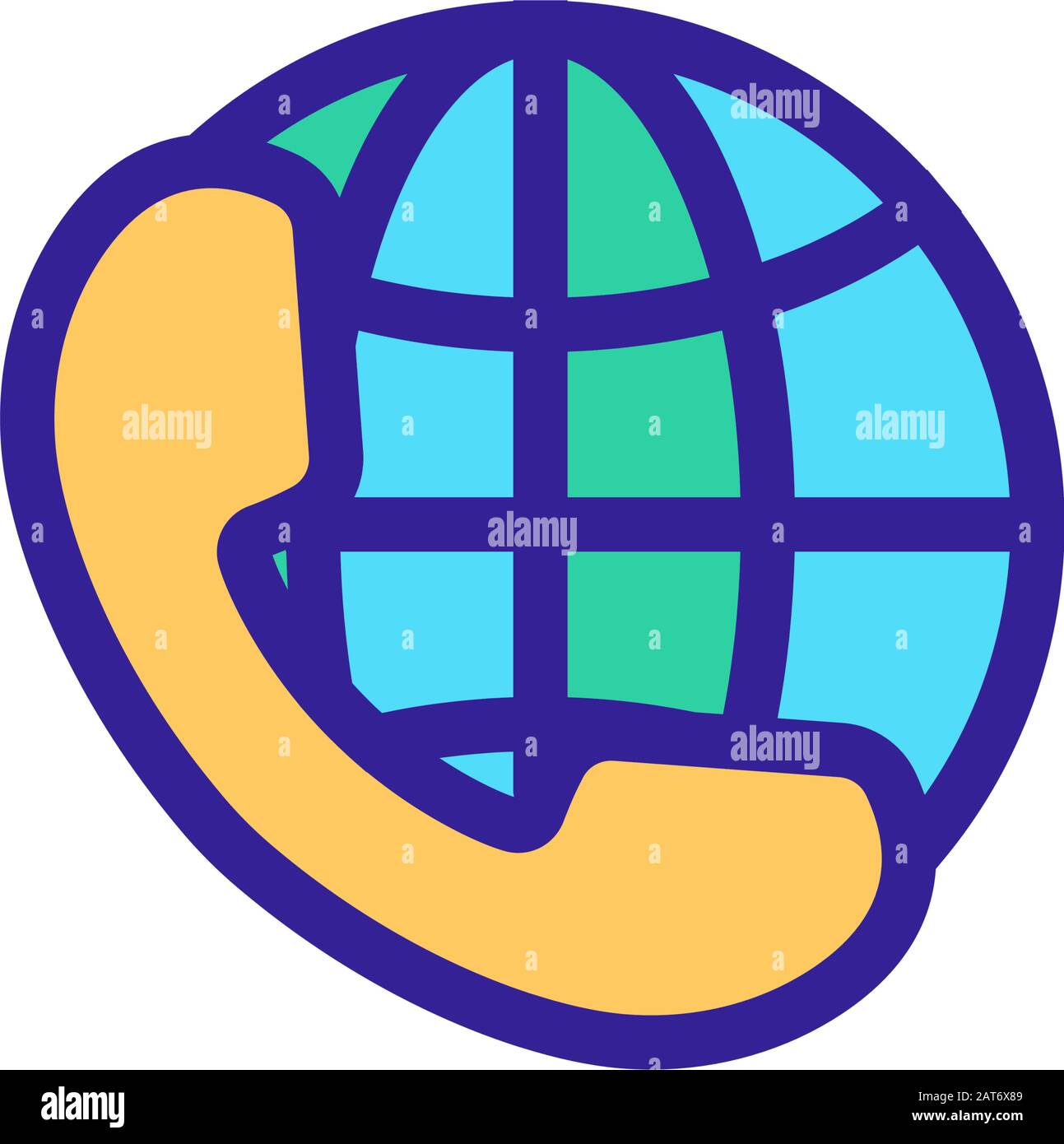 Single number icon vector. Isolated contour symbol illustration Stock ...