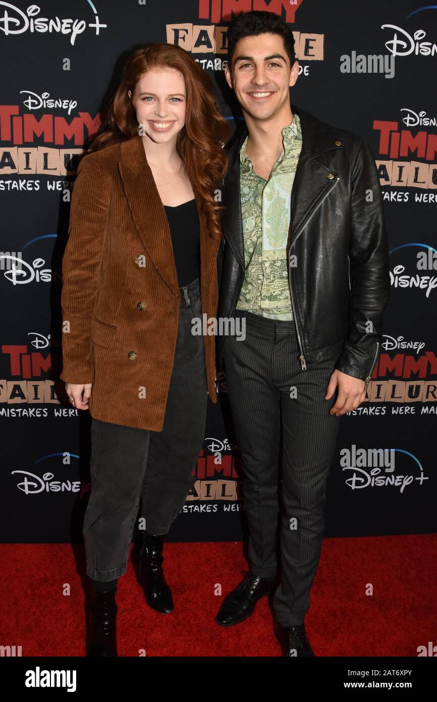 Los Angeles, California, USA 30th January 2020 Actress Jordan Clark and ...