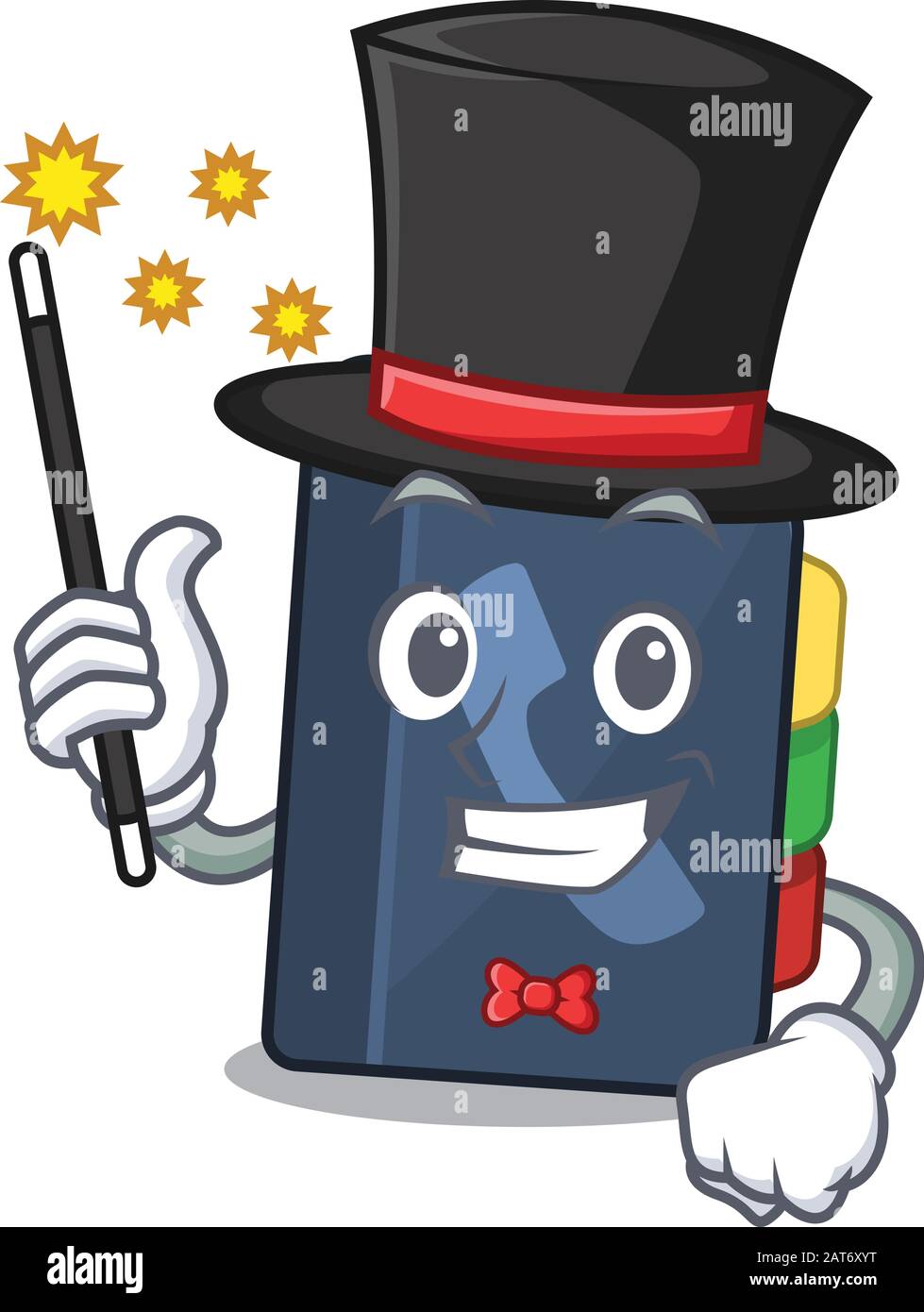 A picture of phone book performance as a Magician Stock Vector Image ...