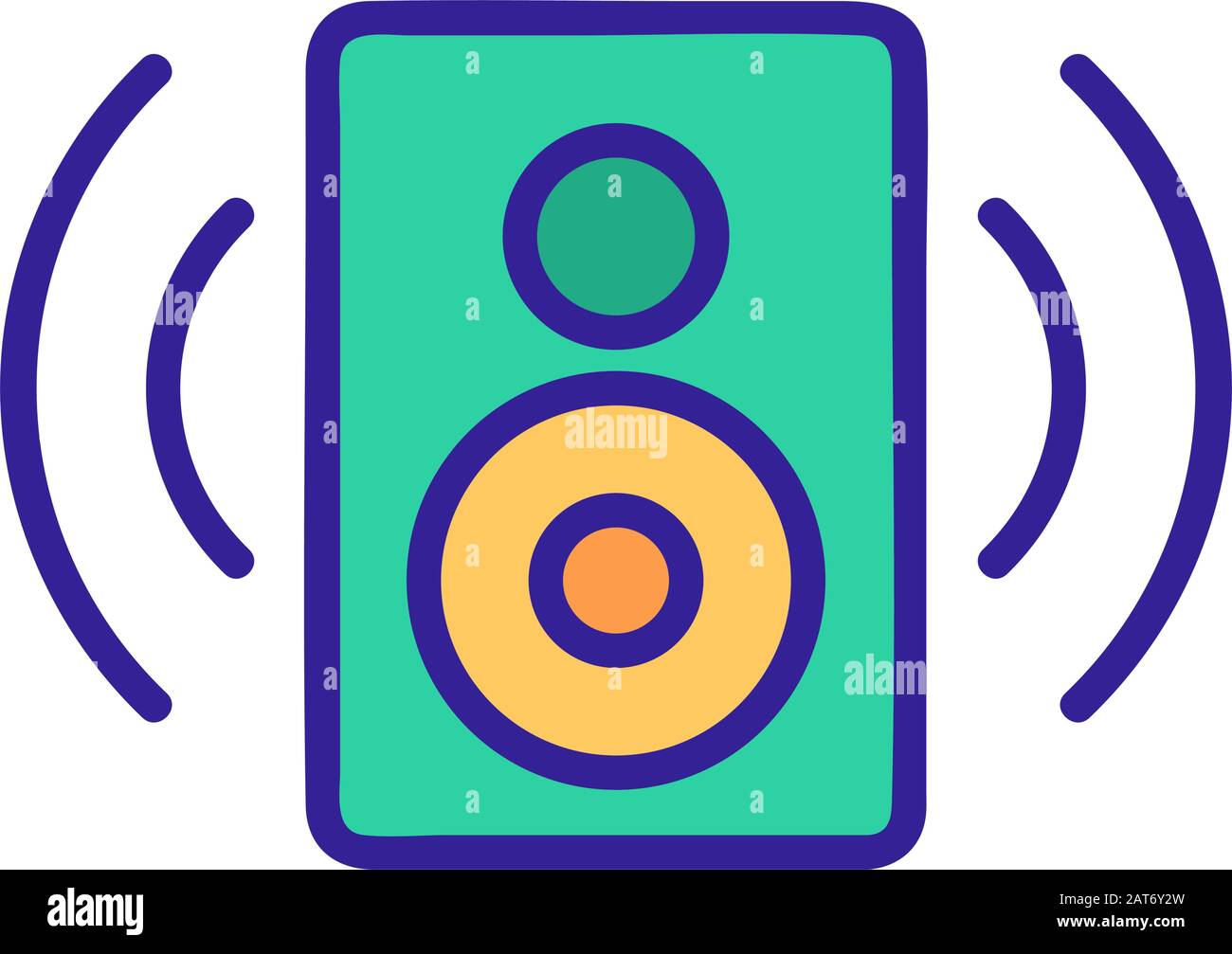 music columns icon vector. Isolated contour symbol illustration Stock ...