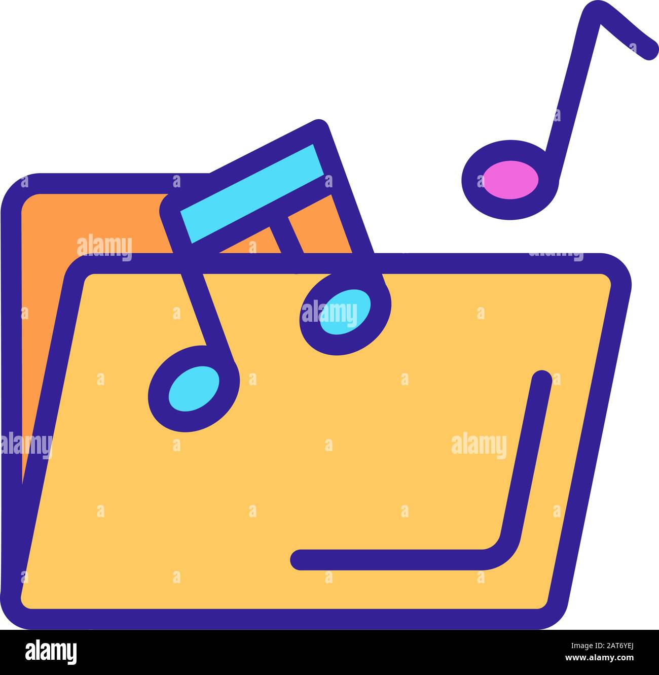 Digital sheet music Cut Out Stock Images & Pictures - Alamy