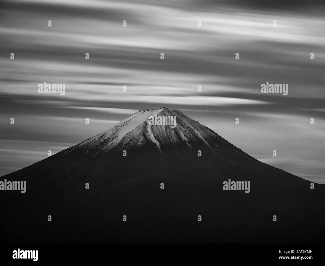 Mount fujiyama Black and White Stock Photos & Images - Alamy