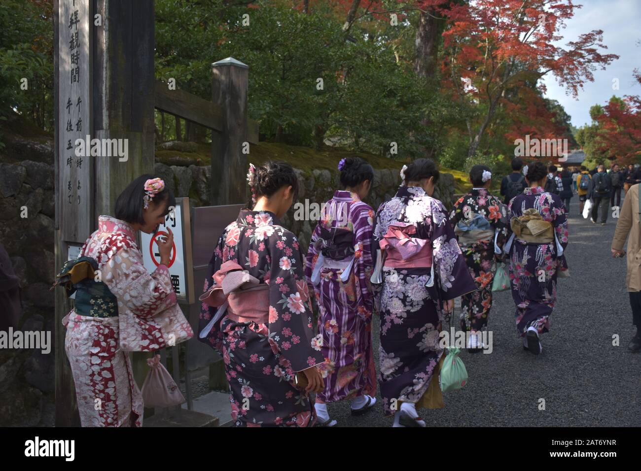 japanese people in typical clothes visit Kinkakuji temple Stock Photo ...