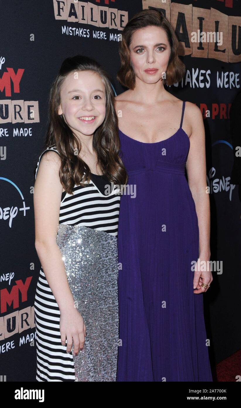 Los Angeles, CA. 30th Jan, 2020. Ophelia Lovibond, Ruby Matenko at ...