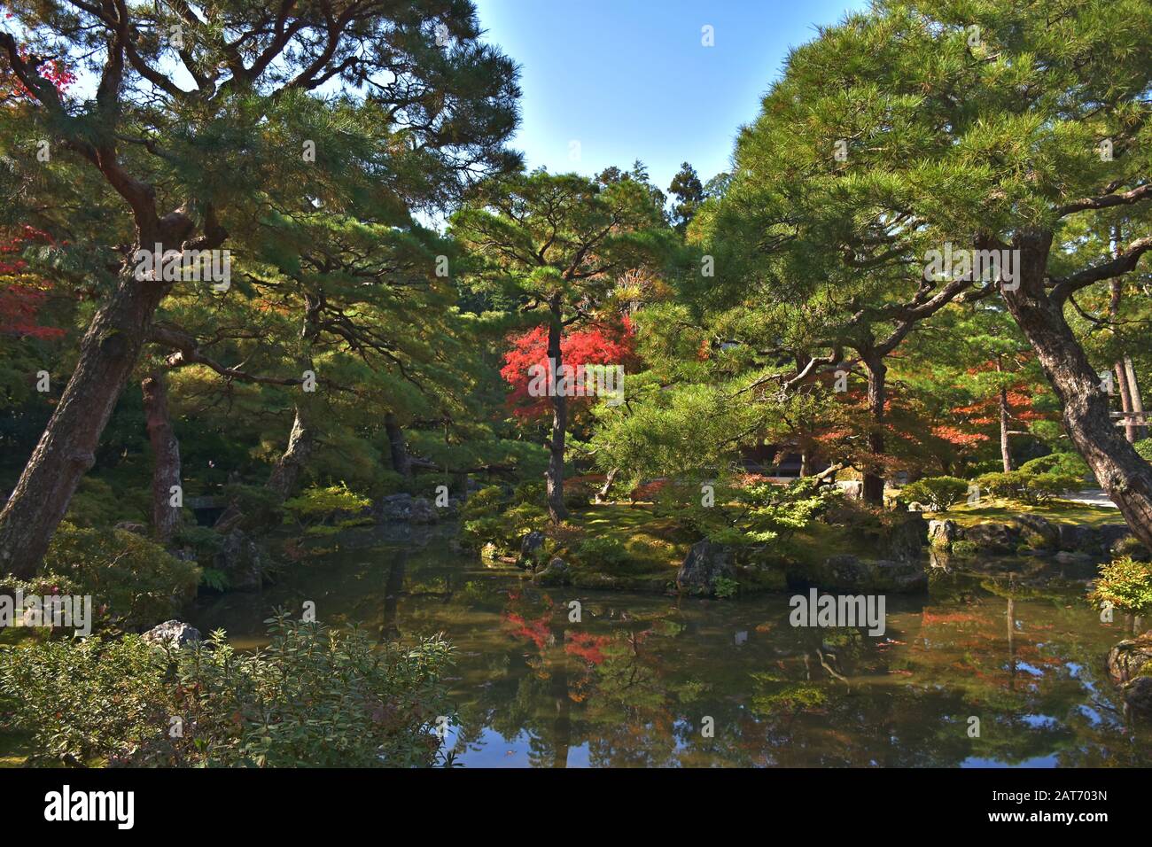 Silver Pavilion of Ginkaku-ji Temple Stock Photo - Alamy