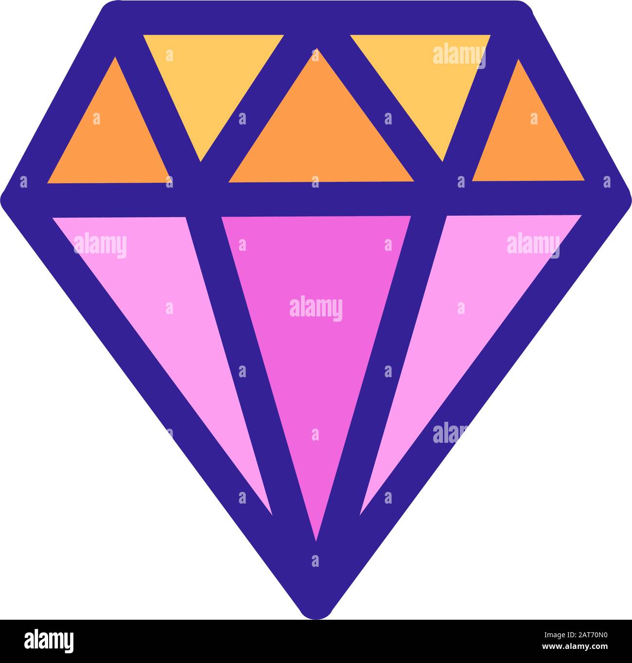 Turquoise icon vector. Isolated contour symbol illustration Stock ...