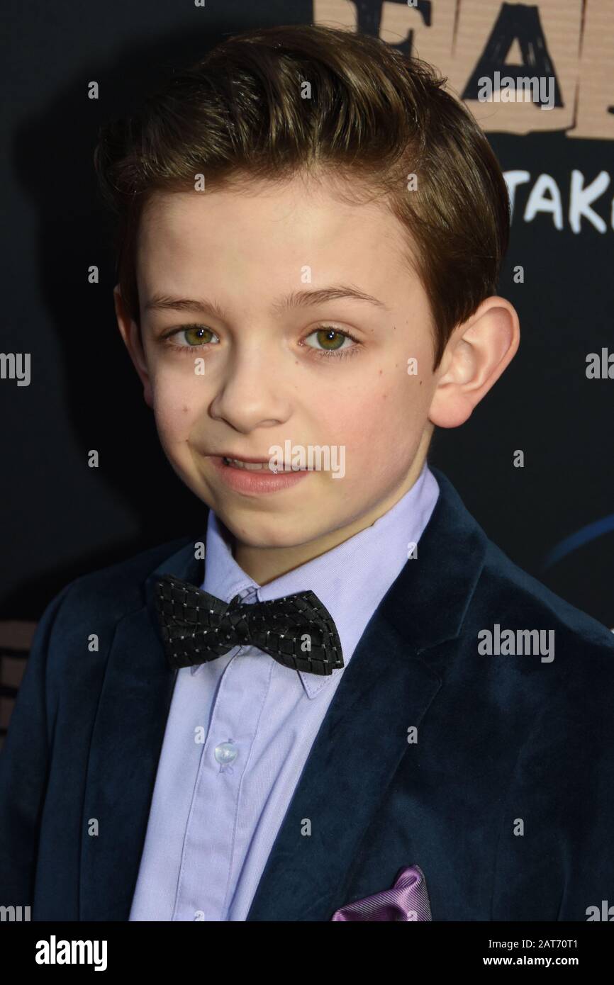 Los Angeles, California, USA 30th January 2020 Actor Winslow Fegley ...