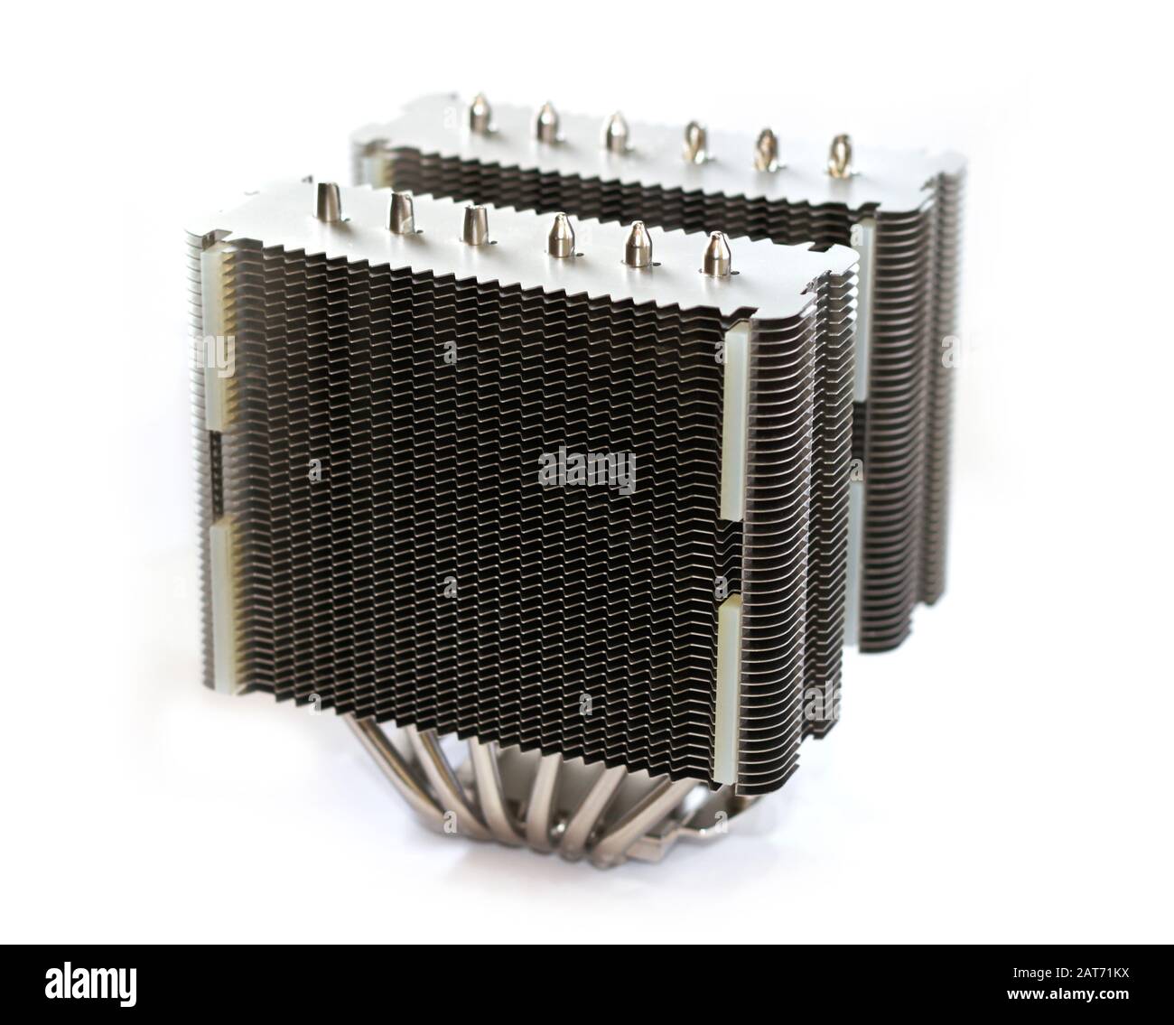 High-end huge tower type CPU heatsink tower type Stock Photo - Alamy