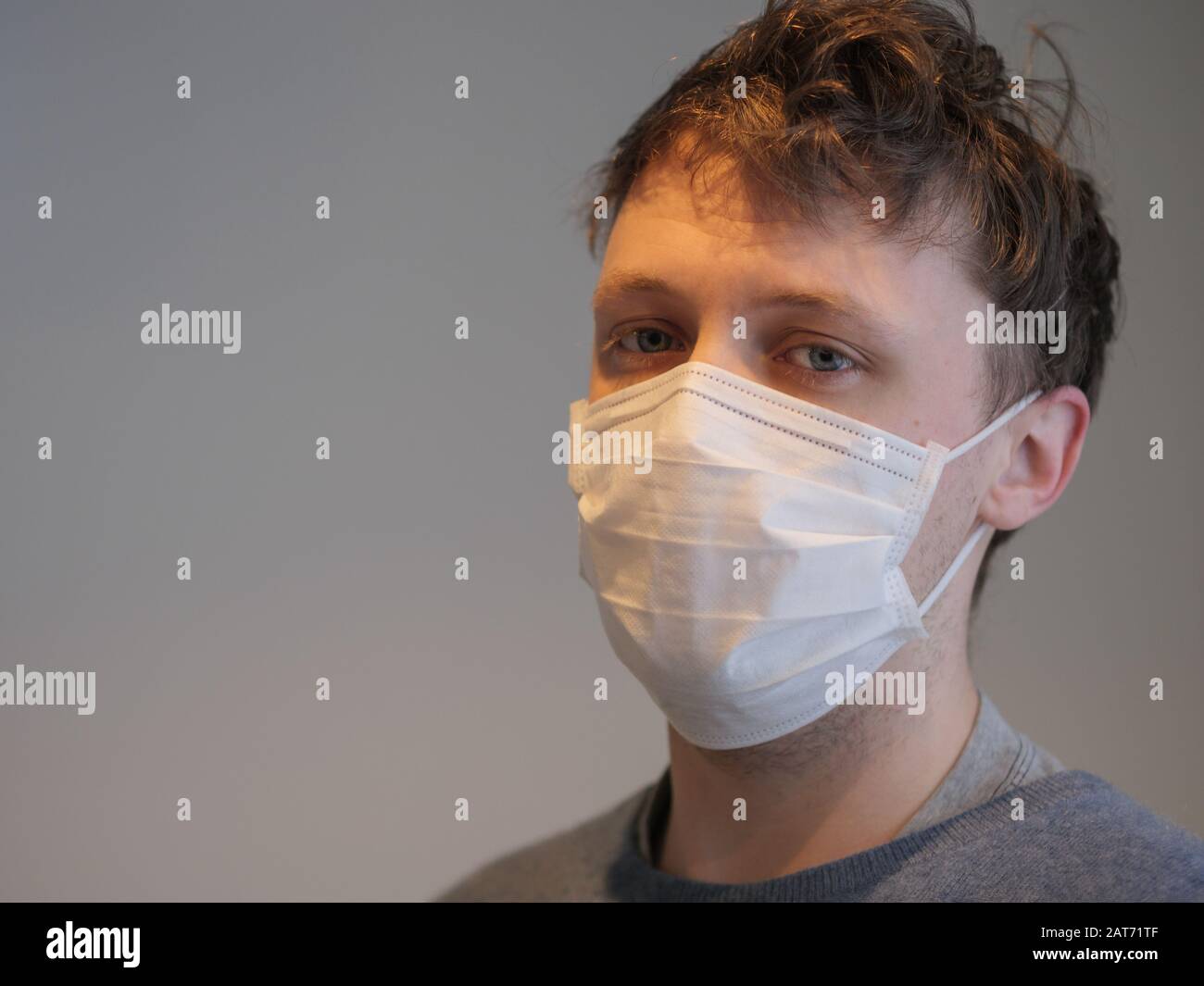 Sick male model wearing hi-res stock photography and images - Alamy