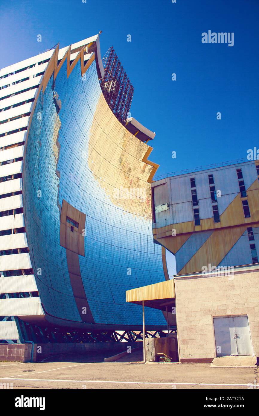 Huge sunlight concentrator (sun furnace Stock Photo - Alamy