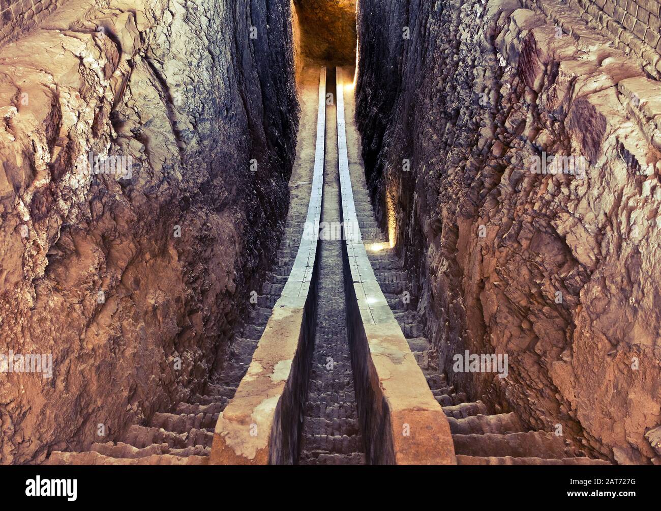 Ancient Ulugh-Beg observatory in Samarkand Stock Photo - Alamy