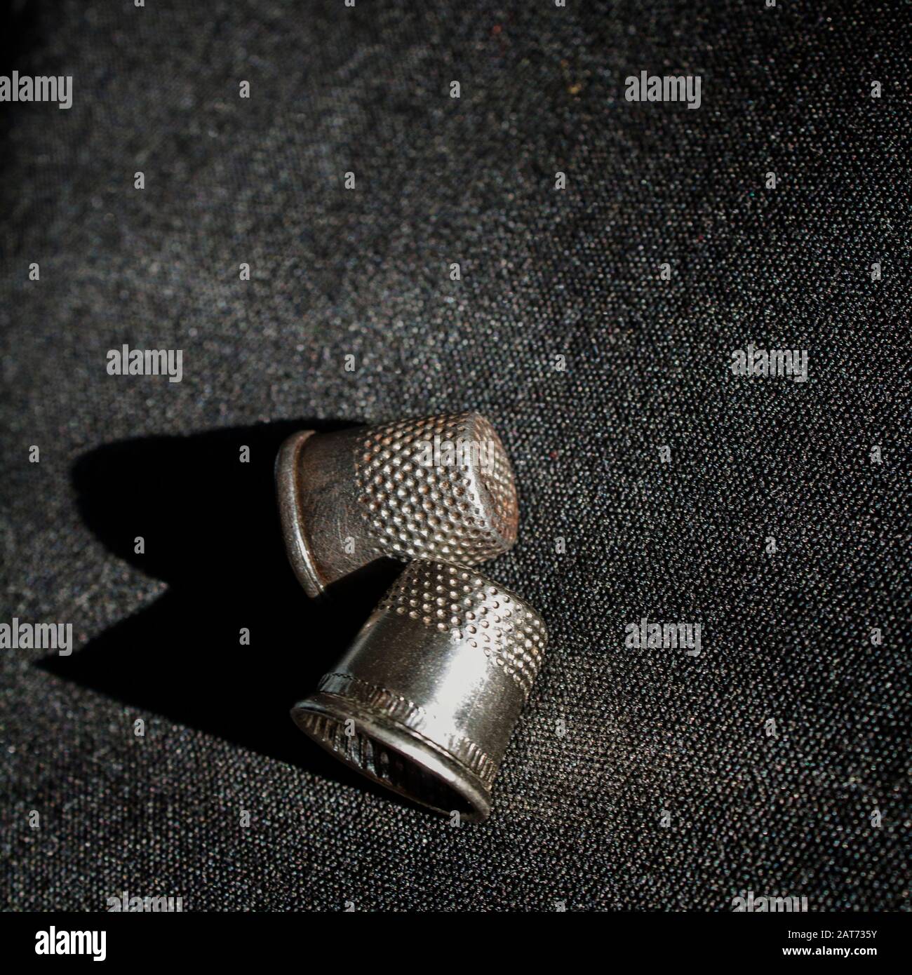 Dressmaking accessories on fabric hi-res stock photography and images ...