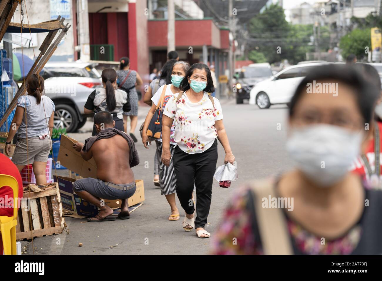 Cebu City, Philippines. 31st Jan, 2020. With the first confirmed case ...