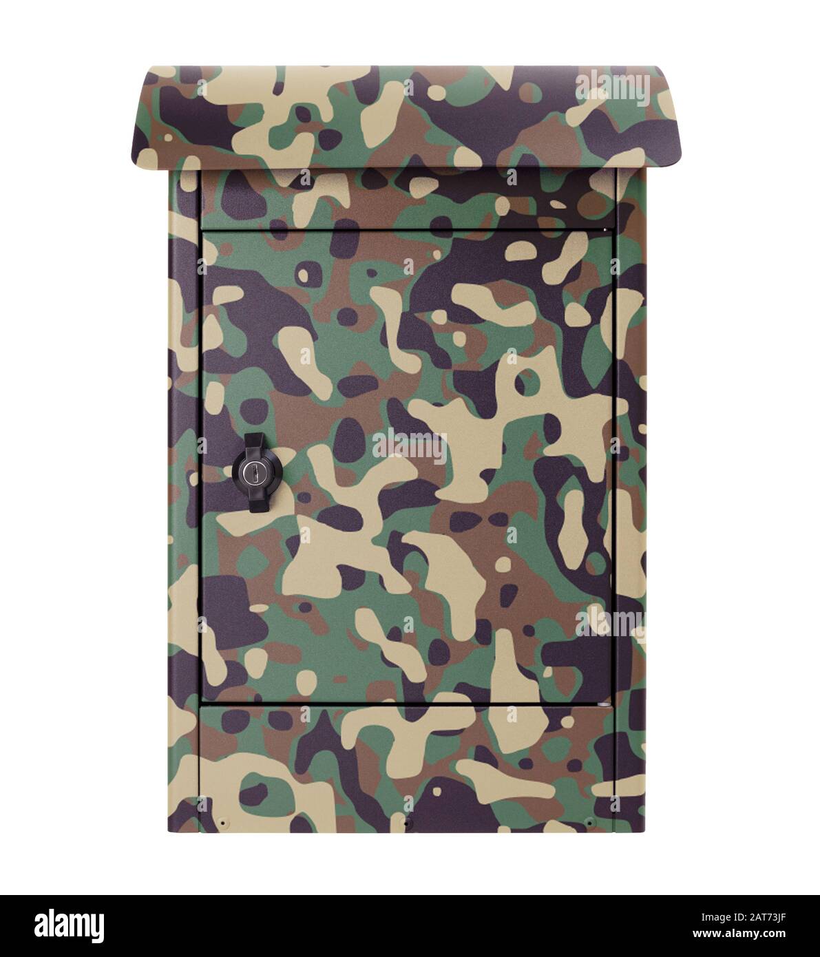 Modern letter-box isolated on a white background Stock Photo - Alamy