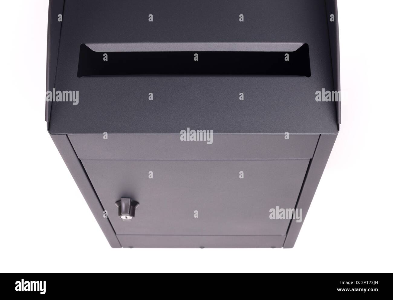 Modern letter-box isolated on a white background Stock Photo - Alamy