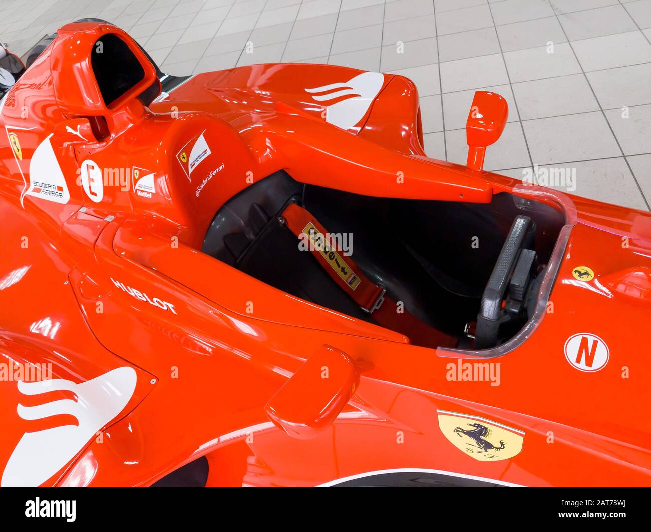 F1 car cockpit view hi-res stock photography and images - Alamy