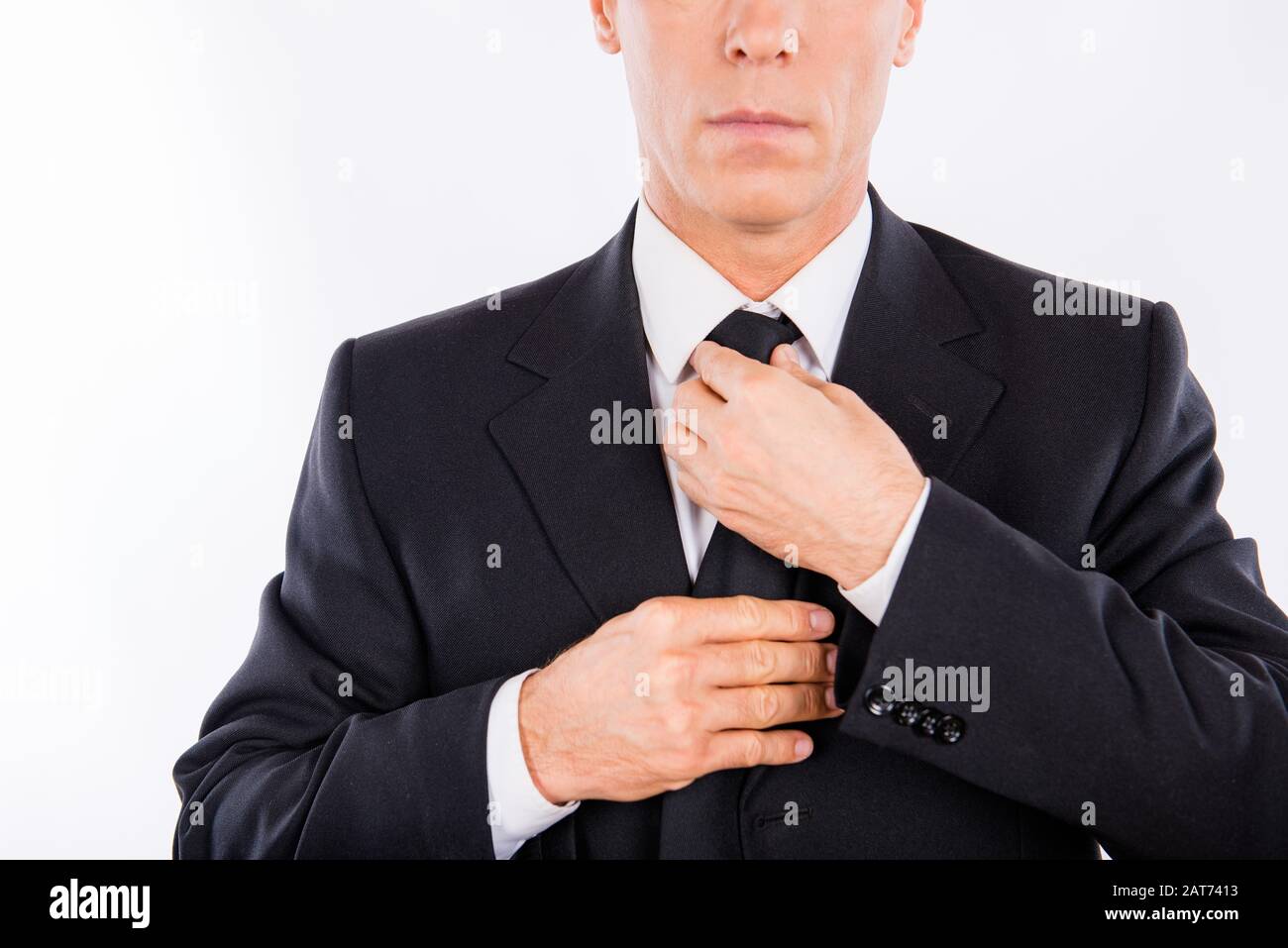 Fastening and tie and jacket hi-res stock photography and images - Alamy