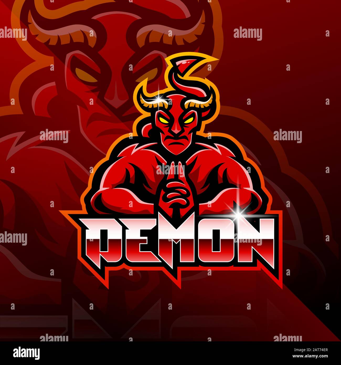 Devil Mascot Clipart
