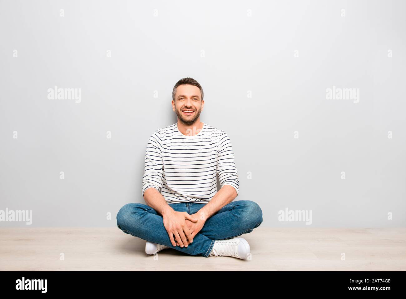 Man Crossed Legs
