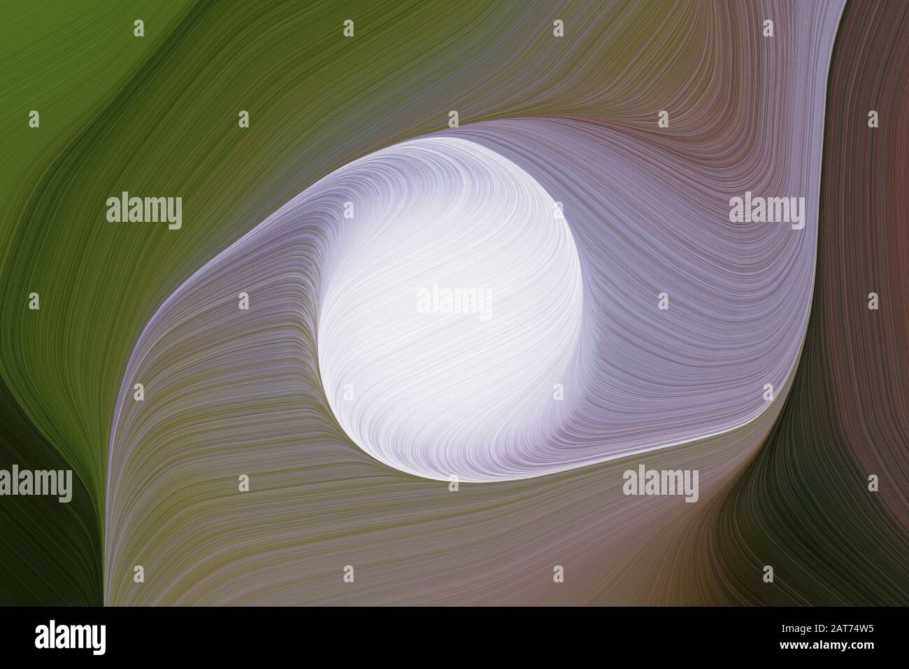 abstract modern lines and waves background with dim gray, dark olive ...
