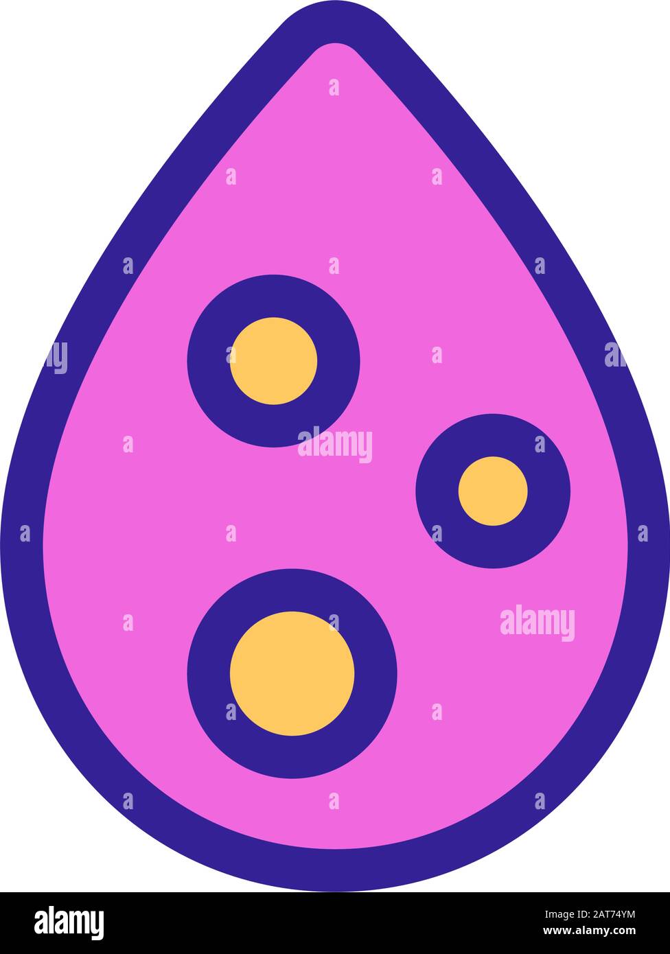 The composition of the liquid icon is a vector. Isolated contour symbol ...