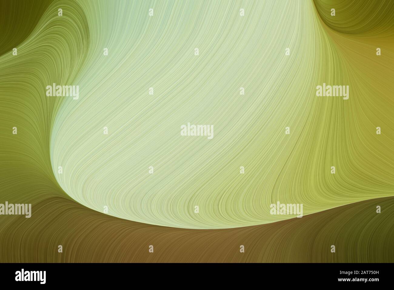 abstract artistic lines and waves canvas design with dark khaki, pastel ...