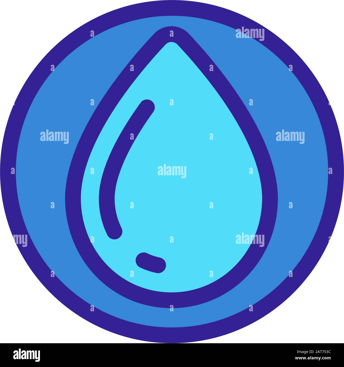 The composition of the liquid and the icon vector. Isolated contour ...