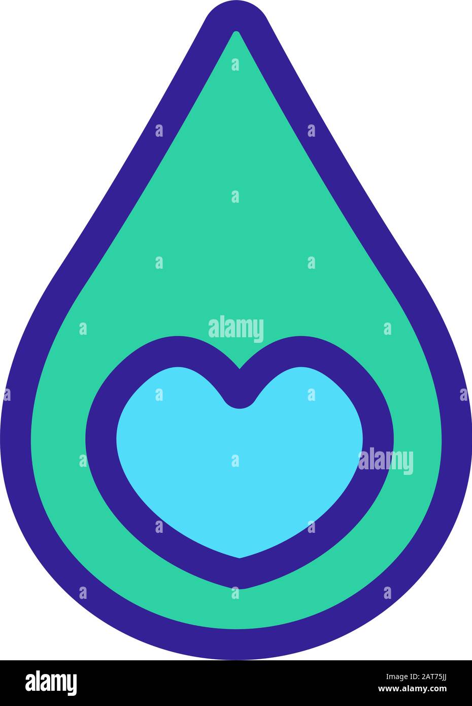 Favorite liquid icon vector. Isolated contour symbol illustration Stock ...